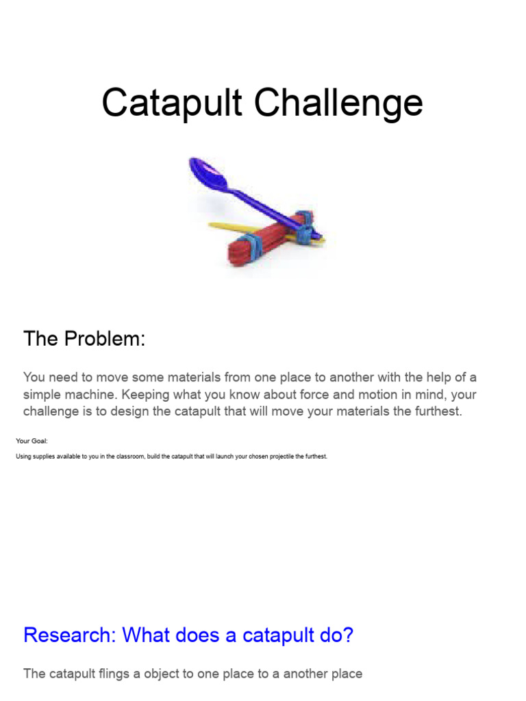 Cyrus Quinones - Catapult Challenge | PDF