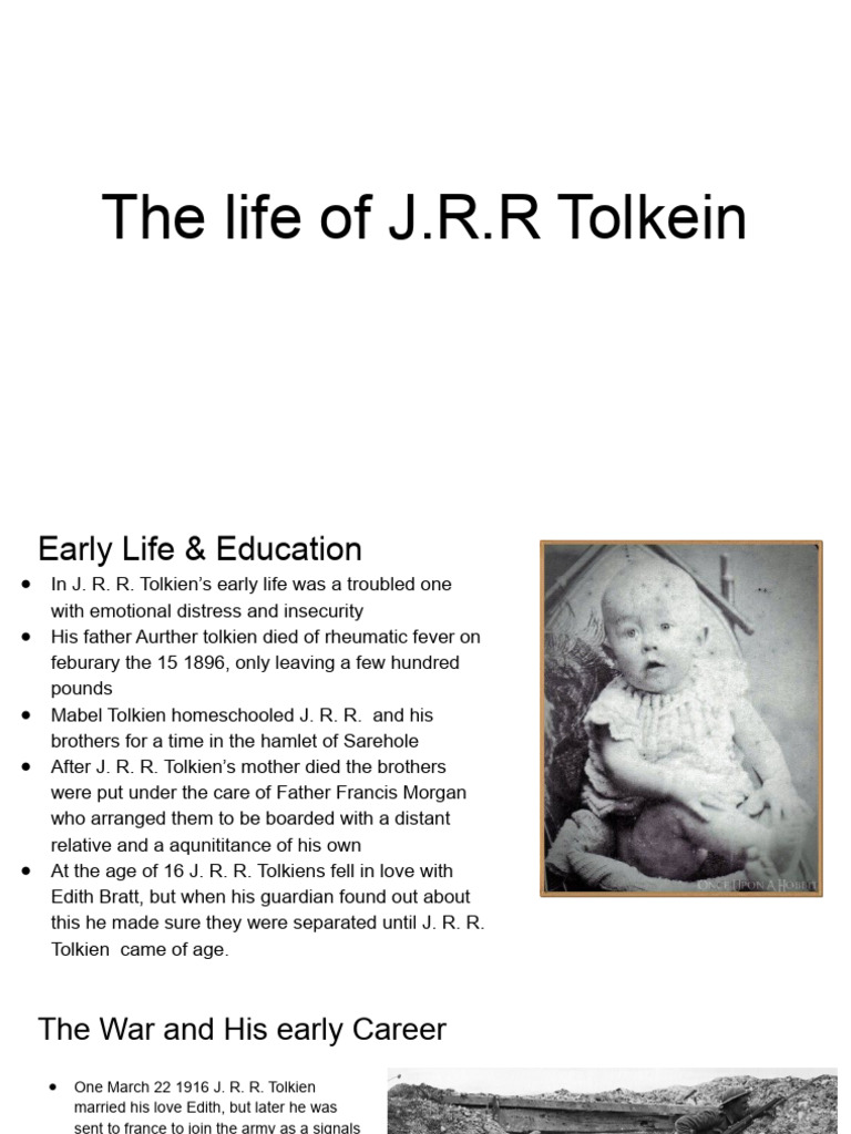 The Life of J.R.R Tolkien | PDF | J. R. R. Tolkien | High Fantasy Novels
