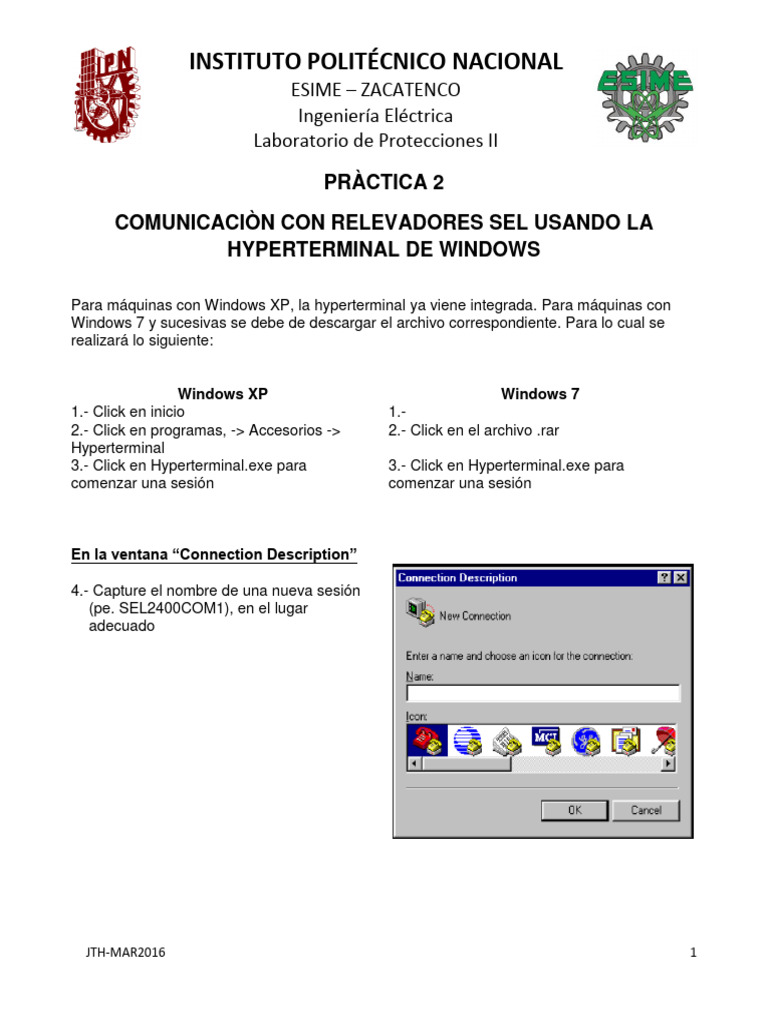02 Practica 2_comunicacion con Hyperterminal-1 | PDF | Ingeniería Informática | Ciencias de la ...