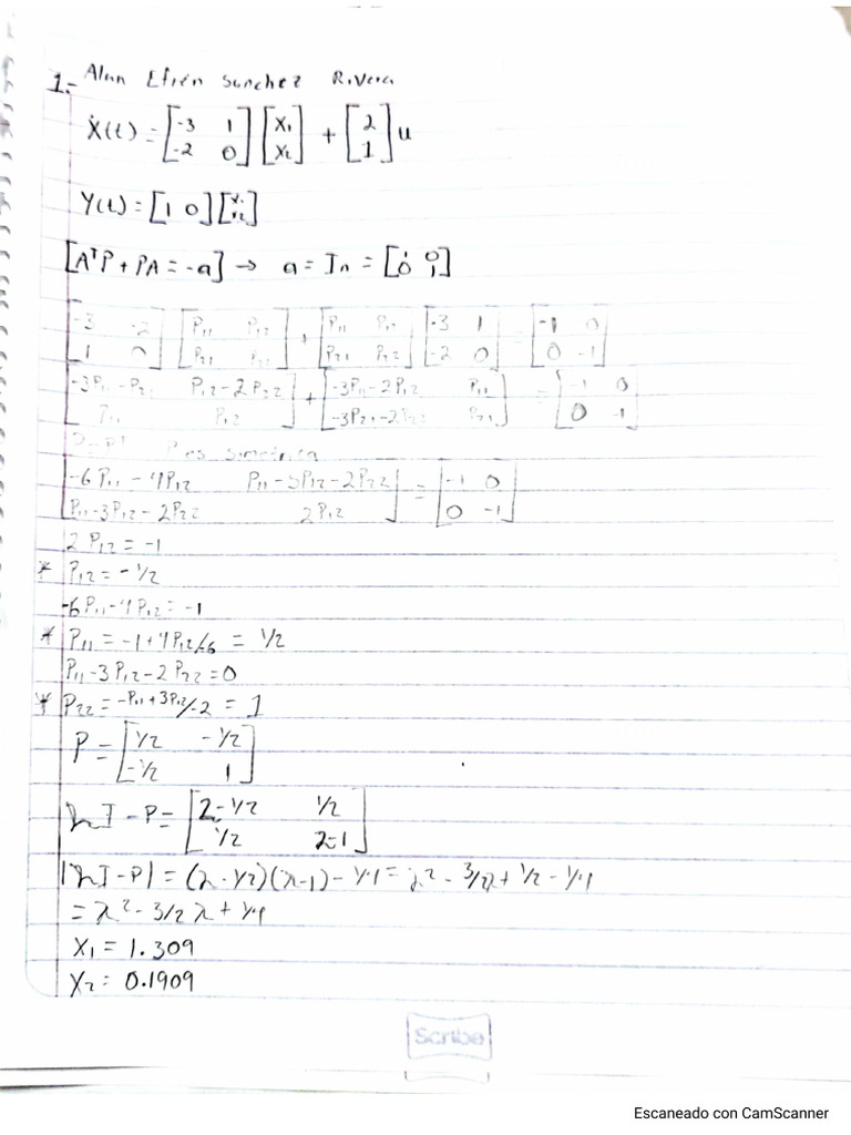 Segundo Examen Control | PDF