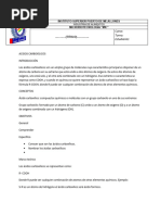 Lab #8 - ÁCIDOS CARBOXÍLICOS | PDF | Ácido carboxílico | Ácido