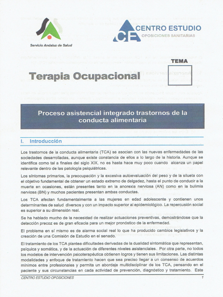 Tema 37. PAI de TCA | PDF