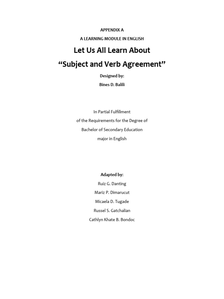 (Revised) Instrument A | Download Free PDF | Grammatical Number | Plural