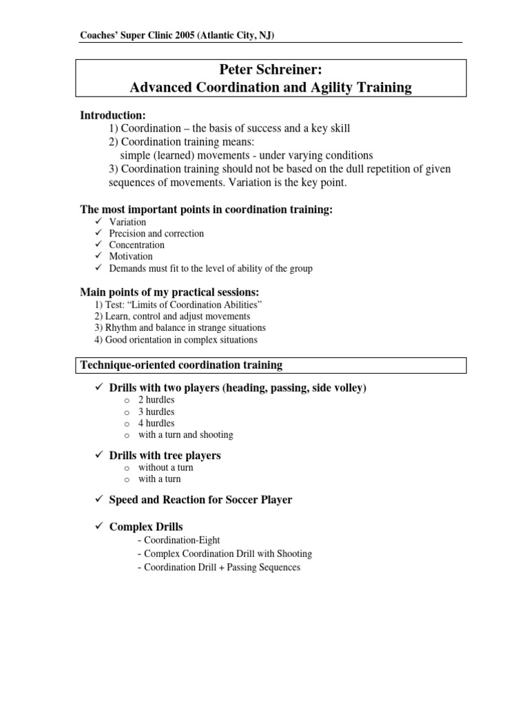 Coordination Comb Play | PDF | Defender (Association Football ...