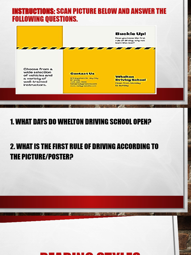 Lesson 4 - Reading Style | Download Free PDF | Speed Reading | Applied ...