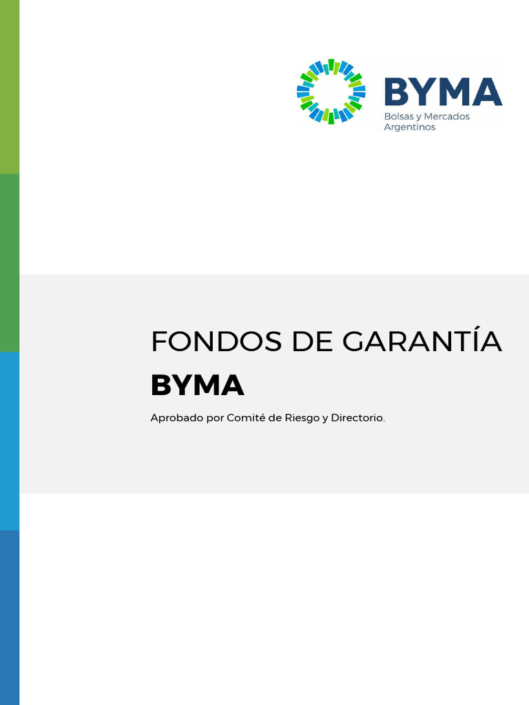 Fondos de Garantía BYMA v26 10 2020 | PDF | Finanzas y dinero