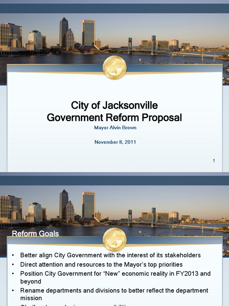 Reform Presentation Final | PDF | Request For Proposal | Local Government