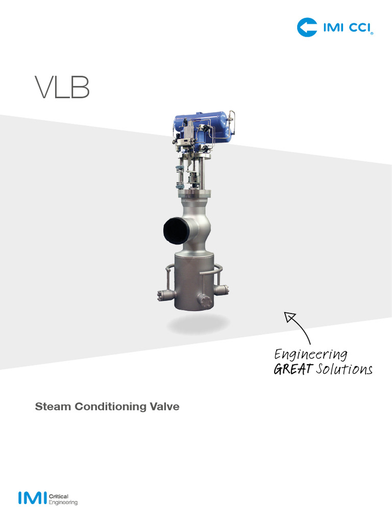 VLB Steam Conditioning Valve Overview | PDF | Valve | Nozzle