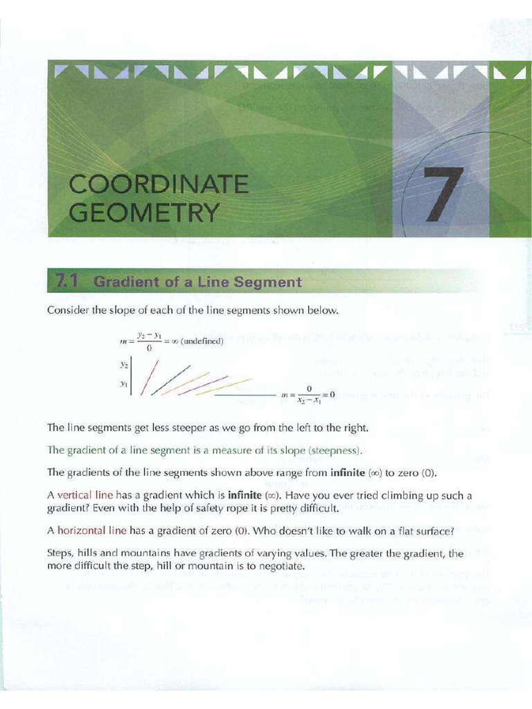 Coordinate Geometry - Additional Mathematics A Complete Course | PDF