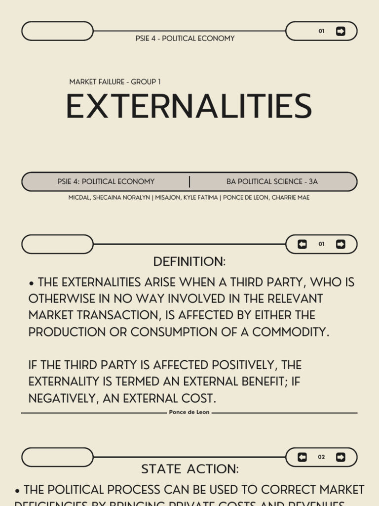 Externalities | PDF | Externality | Market Failure