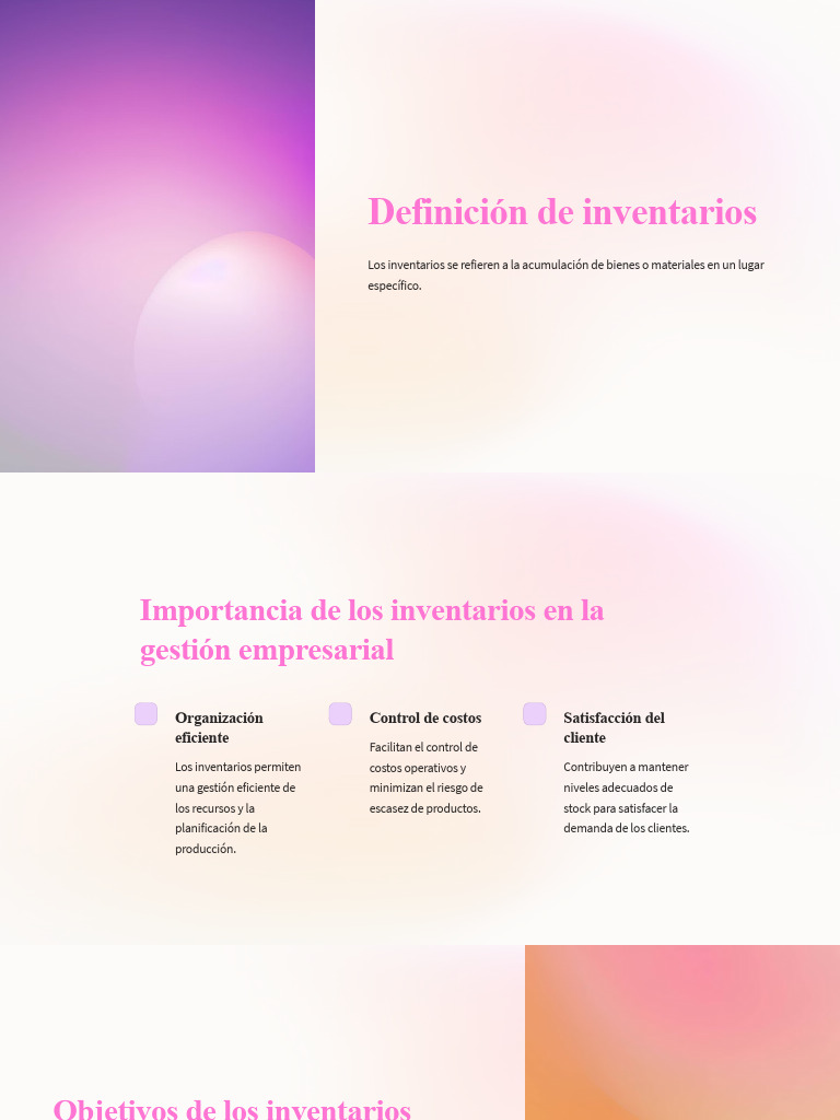 Definición y gestión de inventarios | PDF | Lean Manufacturing | Economias