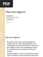 Mass Haul Diagram and Earthwork Calculations | PDF | Road | Area