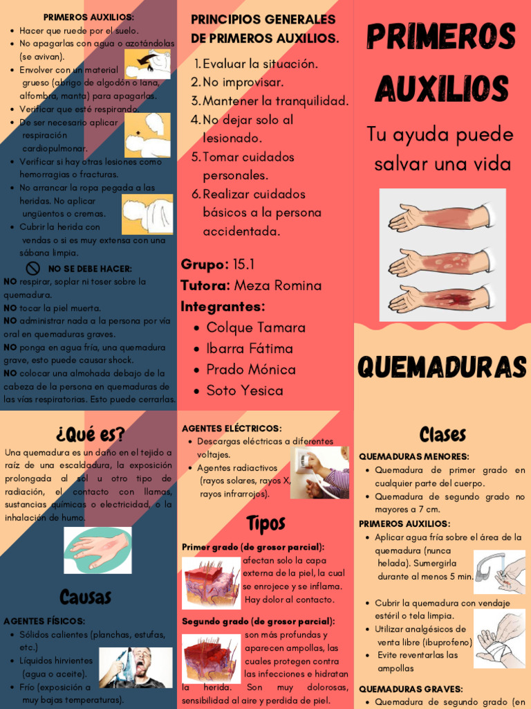 Quemaduras | PDF | Quemar | Primeros auxilios