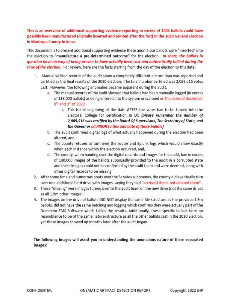 Additional Evidence Maricopa | PDF | Elections | Image