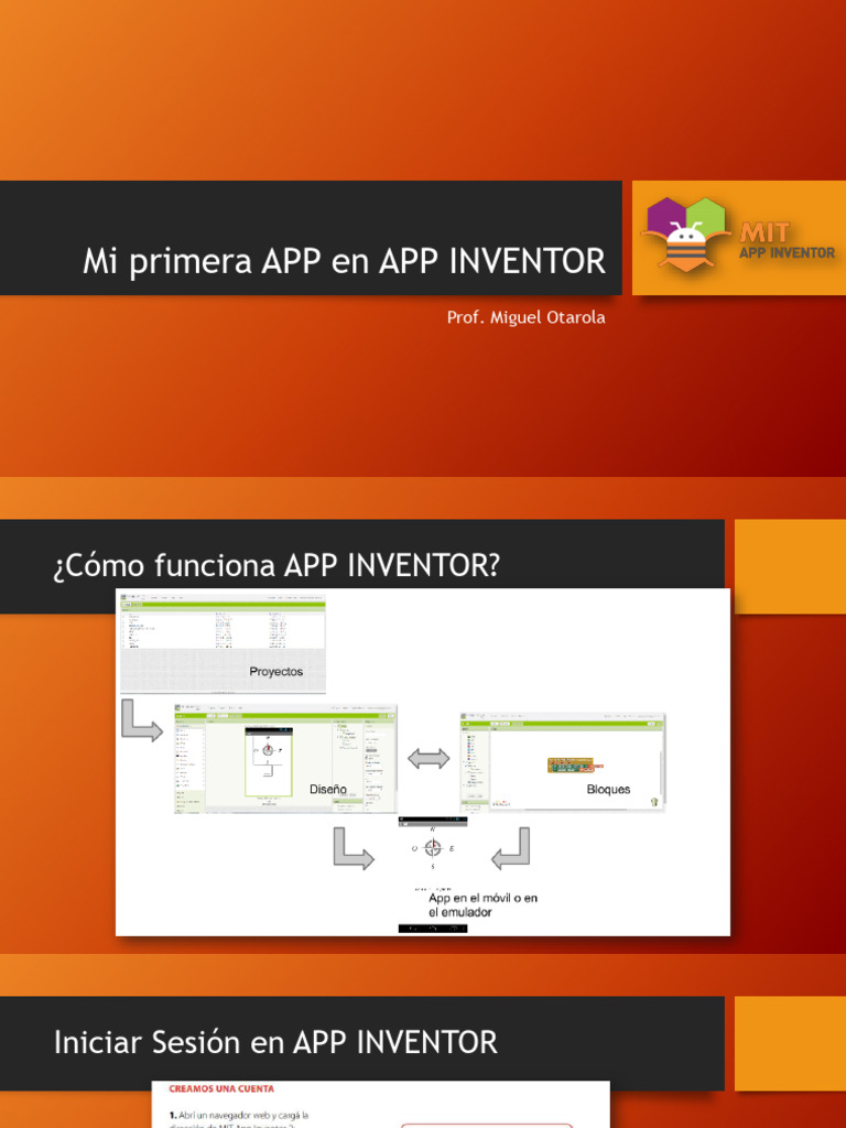 Mi Primera APP en APP INVENTOR | PDF