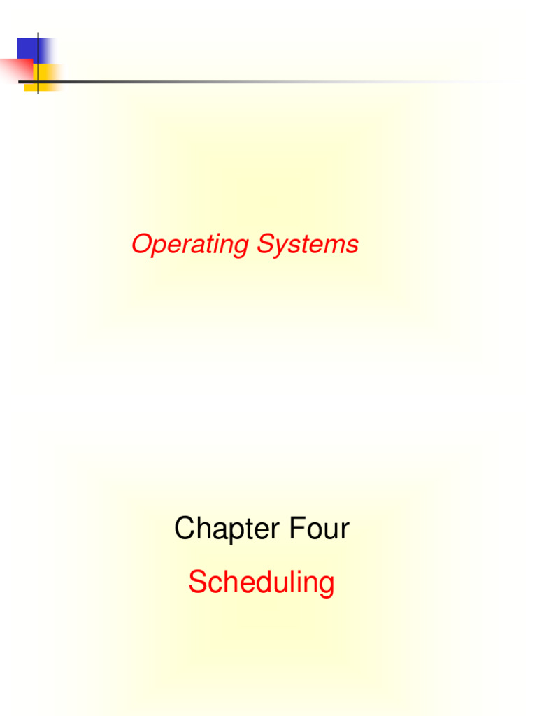 Chapter 4- Scheduling - Copy | PDF | Scheduling (Computing) | Process ... Chapter 4- Scheduling - Copy | PDF | Scheduling (Computing) | Process ...