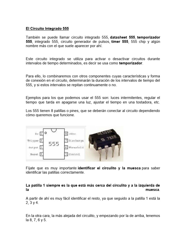 ¿Qué Es Un Circuito Integrado? | PDF | Resistencia Eléctrica y Conductancia | Diodo emisor de luz