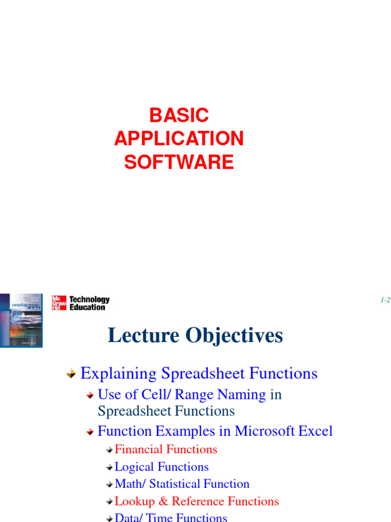 Functions and Formula | PDF | Spreadsheet | Function (Mathematics)