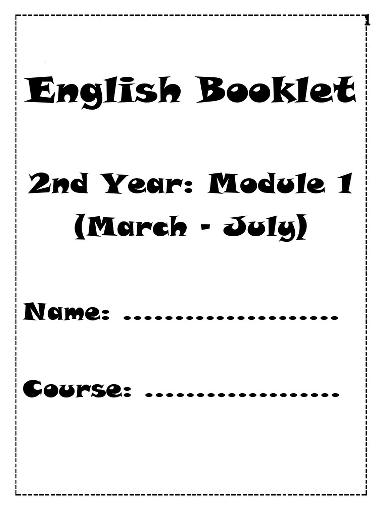 English Booklet 2do Año ET 27 2024 FINAL | PDF | History