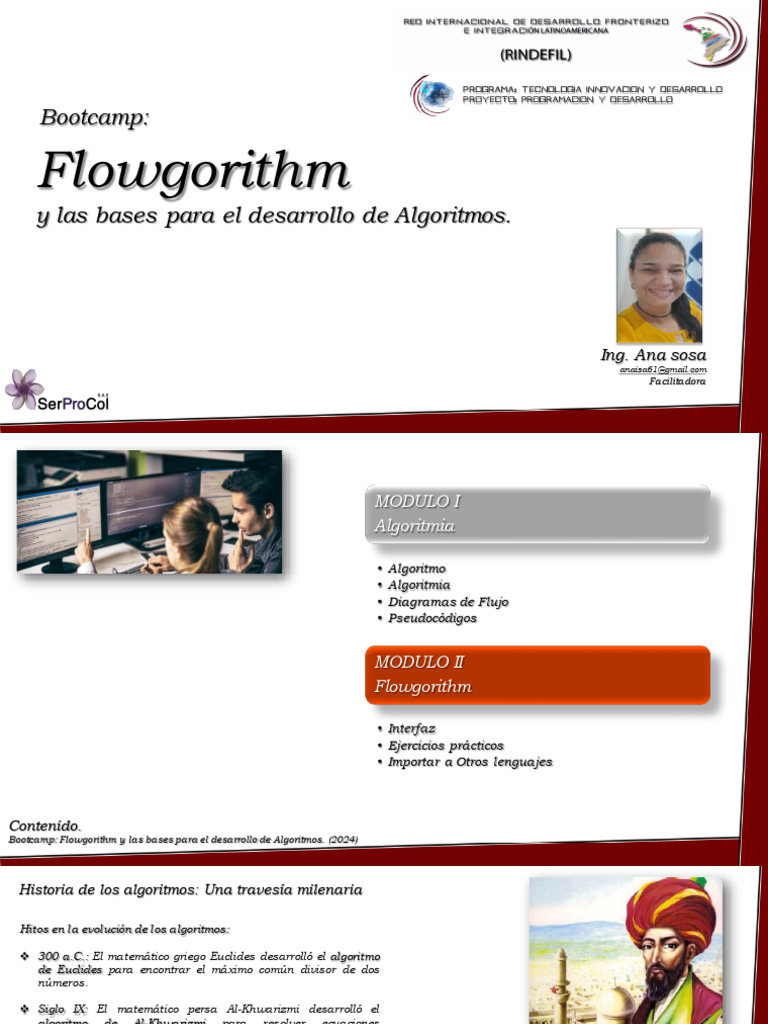 Bootcamp de Algoritmos con Flowgorithm | PDF | Algoritmos ...