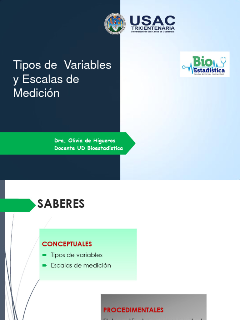 2. Tipos de Variables y Escalas de Medición | PDF | Nivel de medida ...