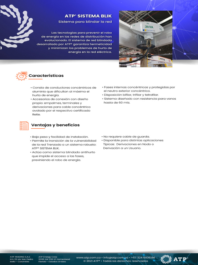 FP - Sistema Blik (2024) | PDF | Conductor electrico | Transformador