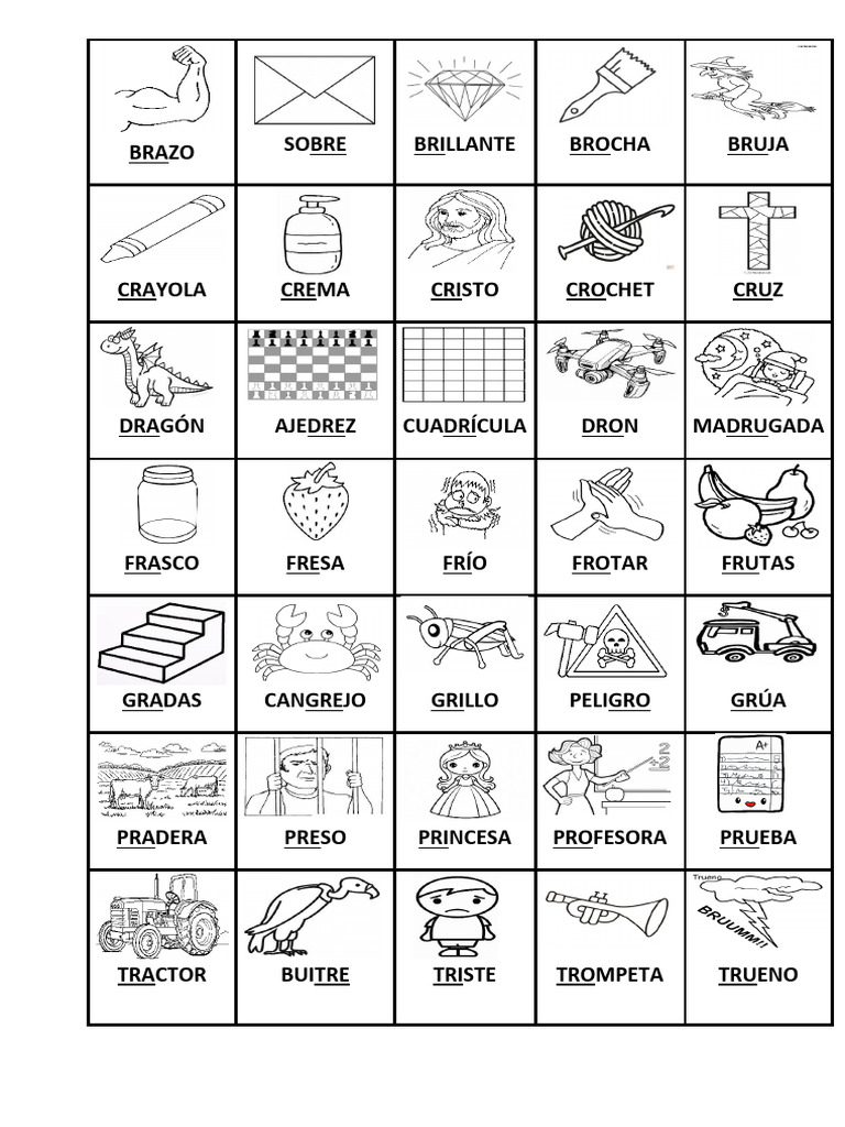 Cartel de Palabras | PDF