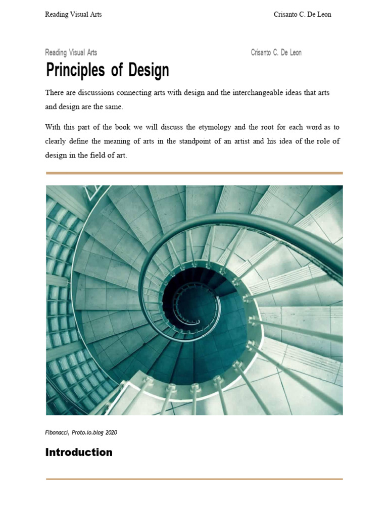 Principles of Design | PDF | Color | Composition (Visual Arts)