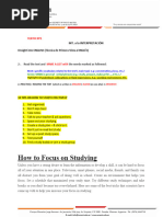 Mga Tips para Maging Produktibo sa Pag-aaral | PDF