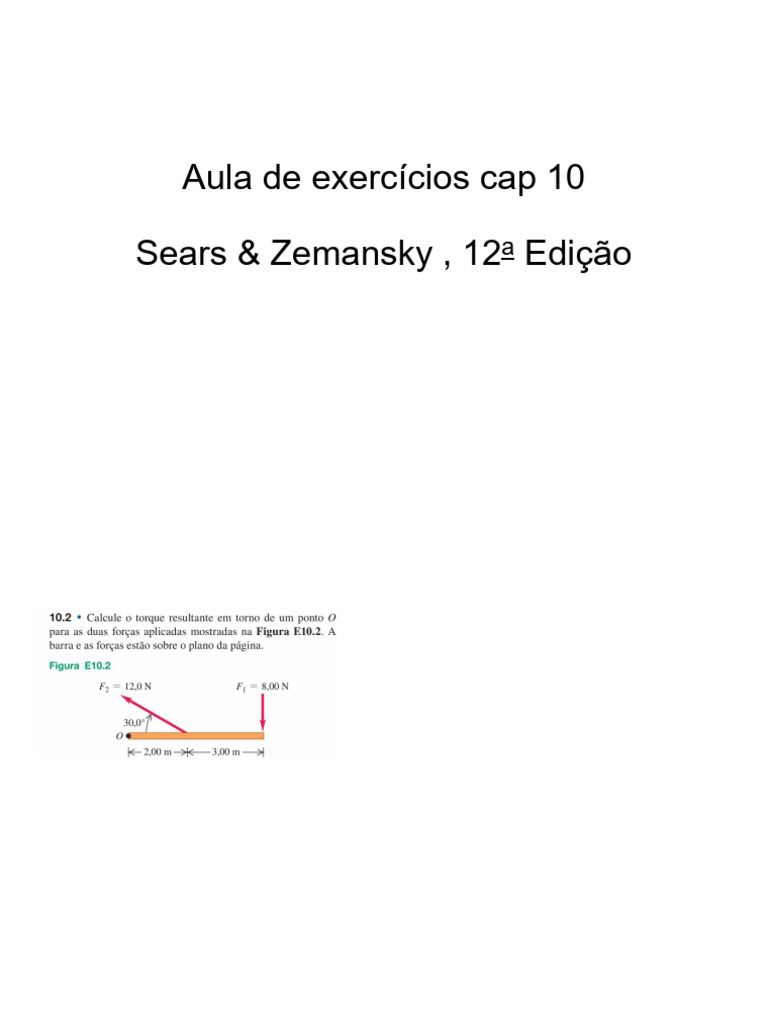 Exerc - Sears - Cap 10 - para Fazermos A Aula de Revisão | PDF