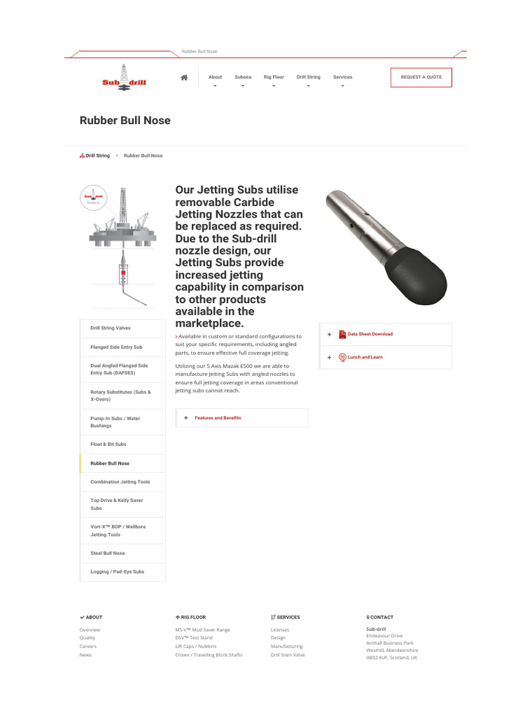Rubber Bull Nose - Information | PDF | Drill
