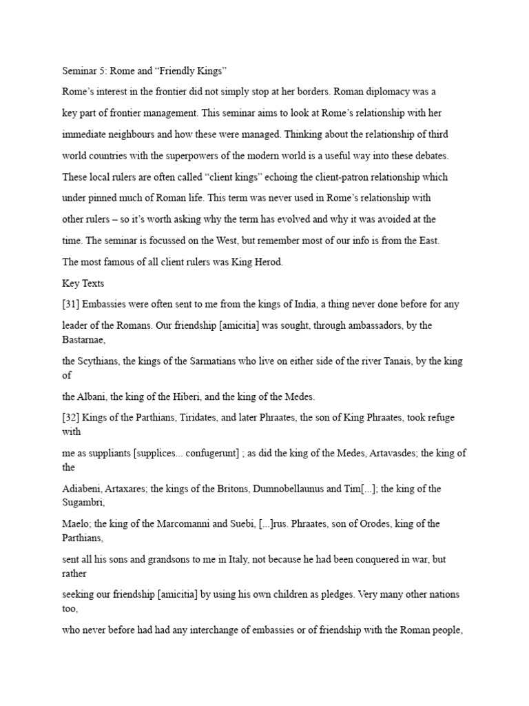 Client Kings | PDF | Ancient Europe | Ancient Rome