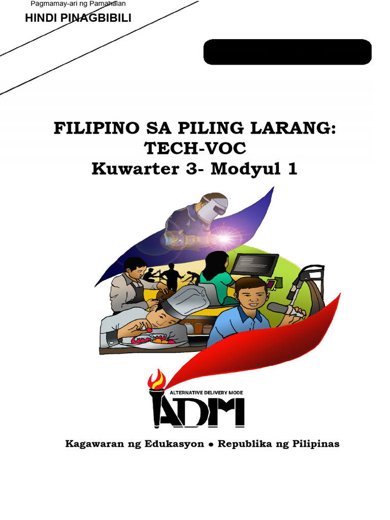 Modyul 1 Techvoc | PDF