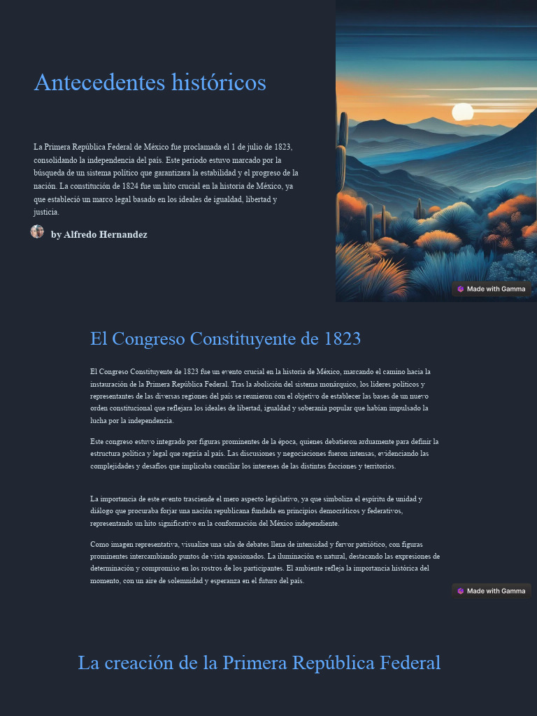 Primera Republica Federal | PDF | Federación | México