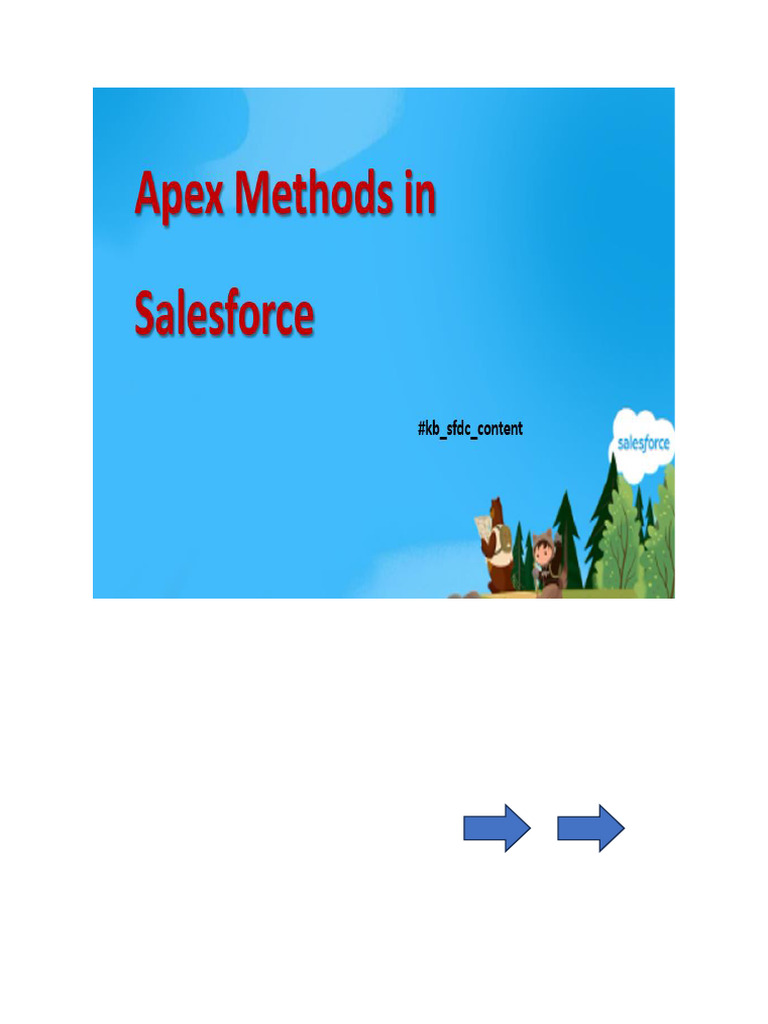 Apex Methods in Salesforce | PDF | Trigonometric Functions | String (Computer Science)