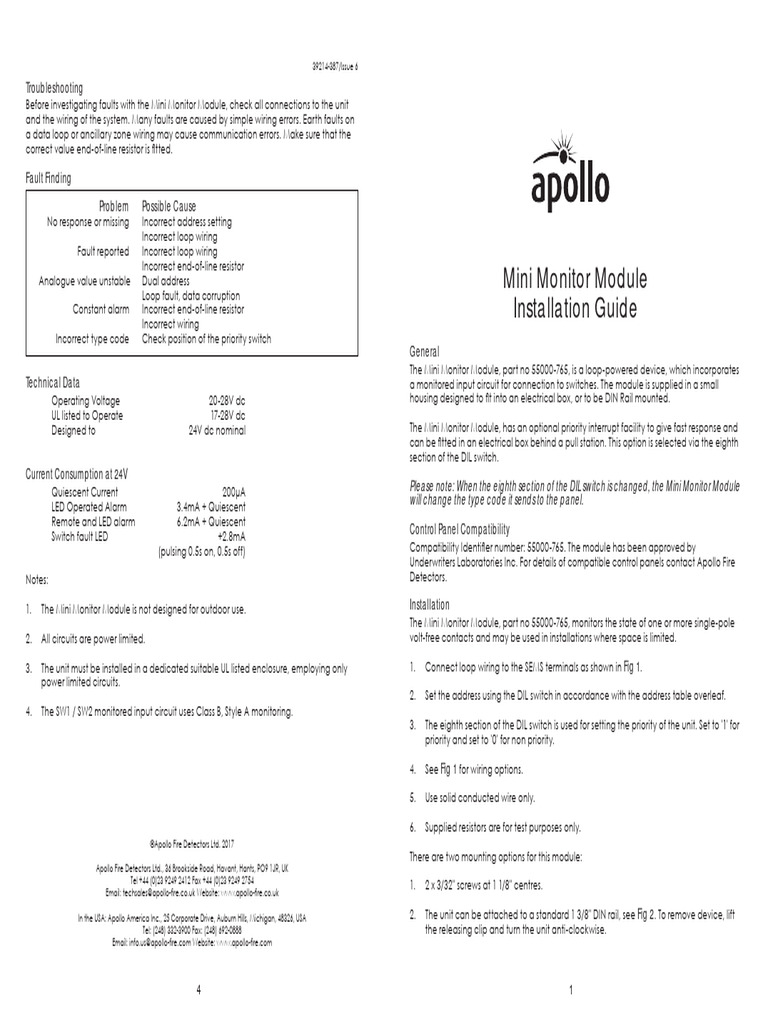 Mini Modulo Direccion Apollo Advanced | PDF | Electrical Wiring | Switch