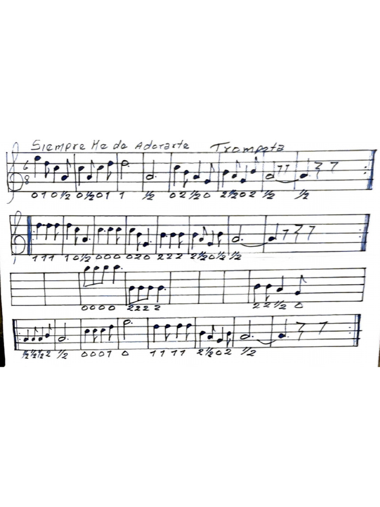 Partituras Últimas SIUUUUU | PDF