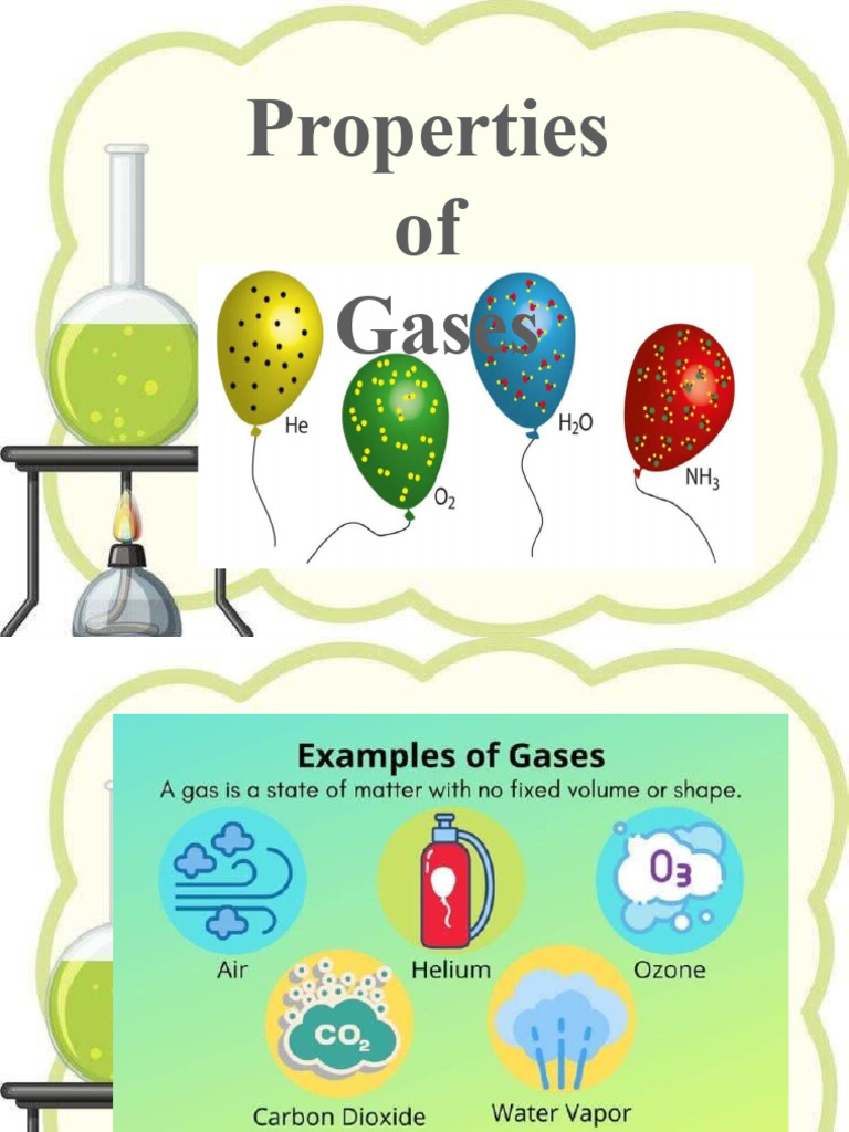 Properties of Gases | PDF | Gases | Pressure