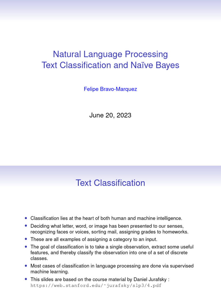 NLP NB | PDF | Statistical Classification | Sensitivity And Specificity