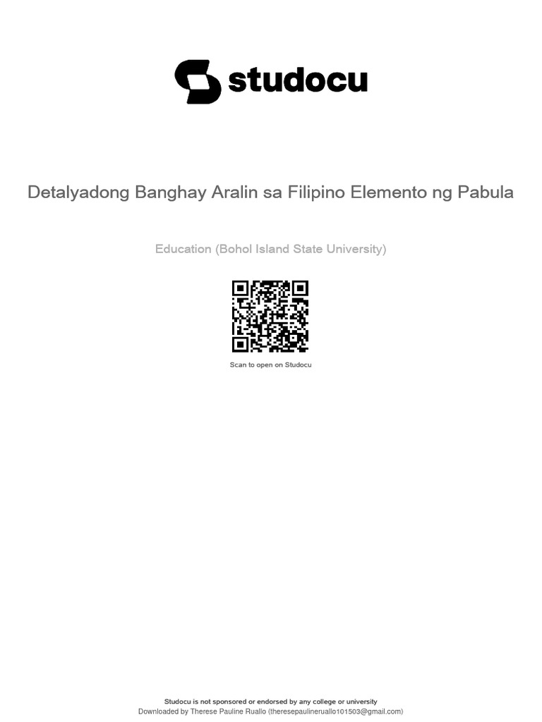 detalyadong-banghay-aralin-sa-filipino-elemento-ng-pabula | PDF