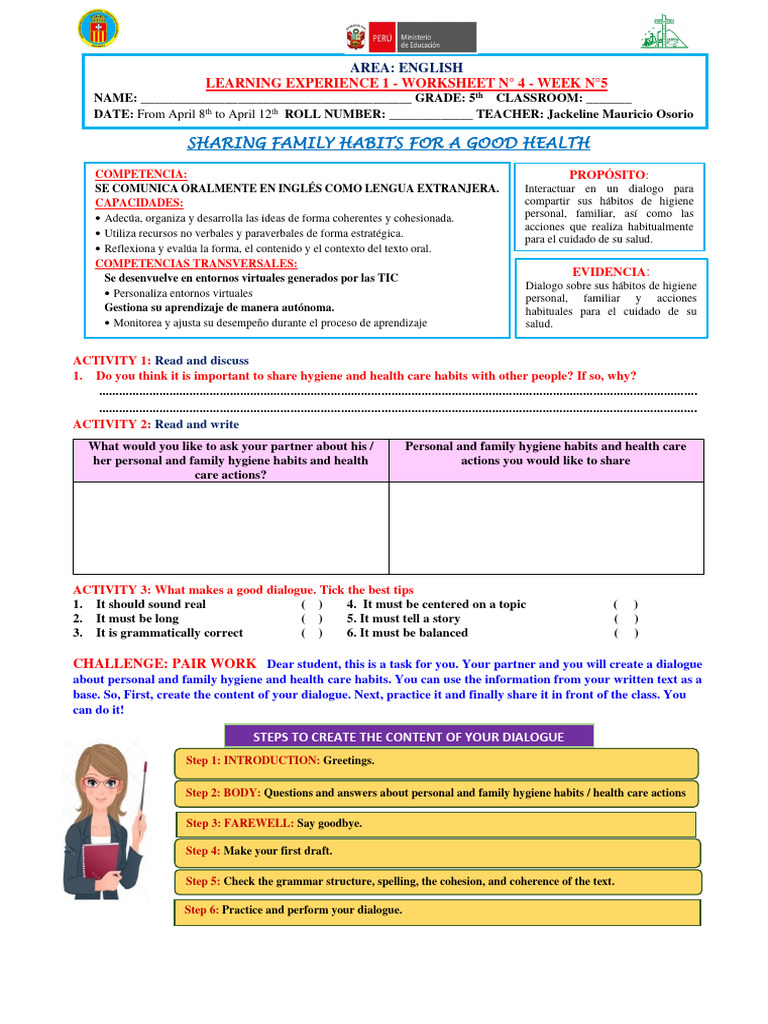 Week 5 Worksheet | PDF | Question | Cognitive Science