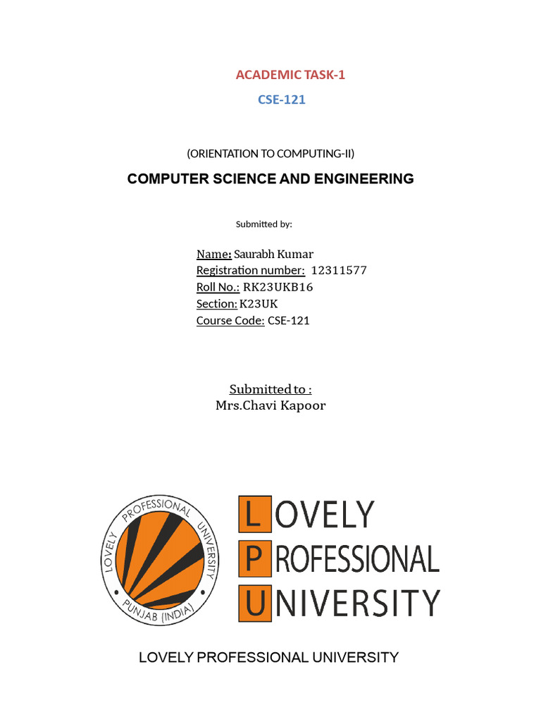 Cse 121 Saurav | Download Free PDF | Amazon Web Services | Information Technology Management