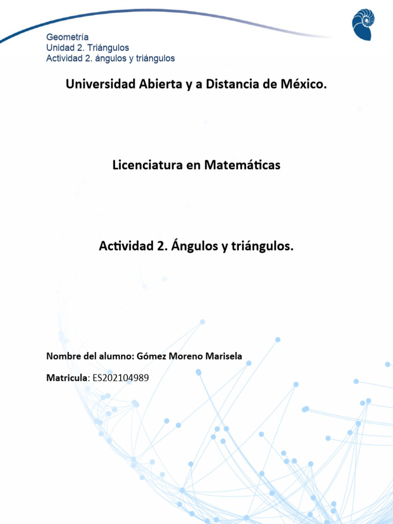 Mgeo U2 A2 Magm | PDF | Triángulo | Rectángulo Mgeo U2 A2 Magm | PDF | Triángulo | Rectángulo