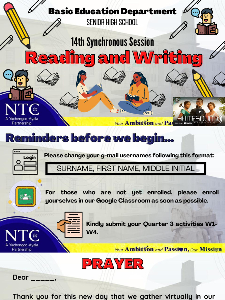 Week 3 Q4 Synch 2 Reading and Writing | Download Free PDF | Cognition