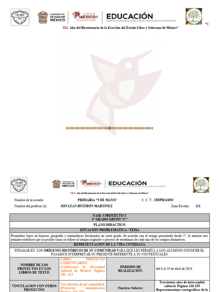 Proyecto Celebremos La Identidad Cultural de Mexico | PDF | México ...