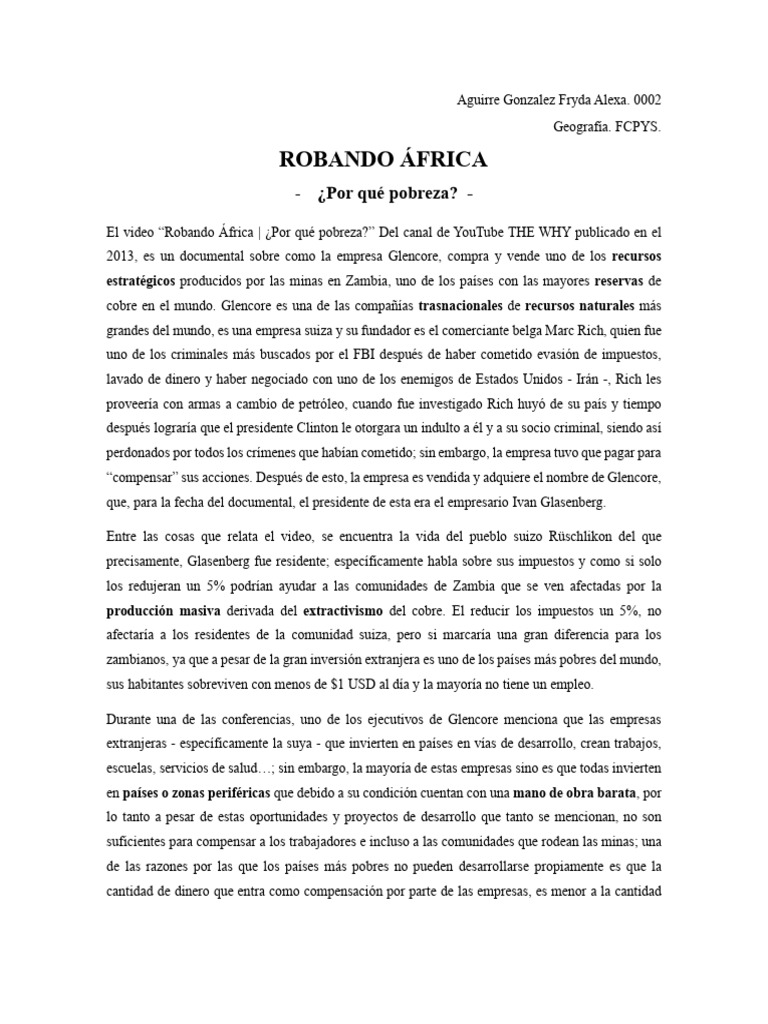 Analisis de Documental | PDF | Cobre | Residuos