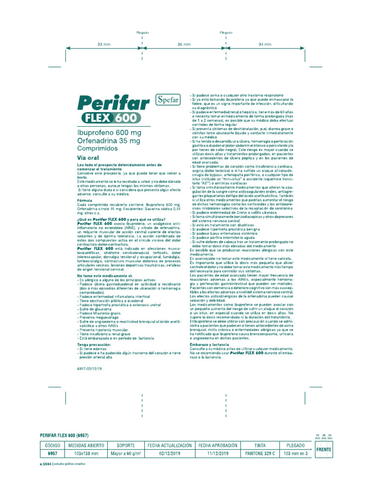 6957 Perifar Flex 600 Prospecto 02 12 19 1 | PDF