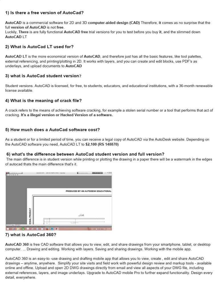 Auto CAD | PDF | Auto Cad | Computing