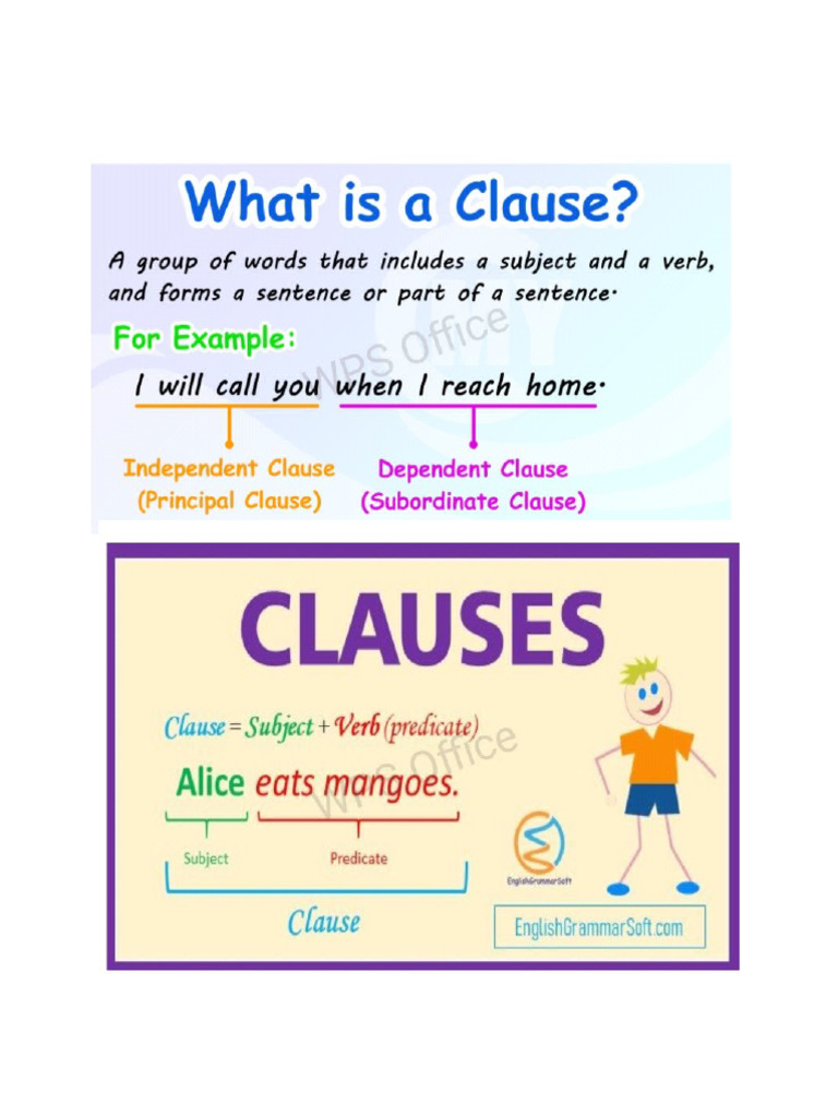 Clause (Dependent and Independent | PDF