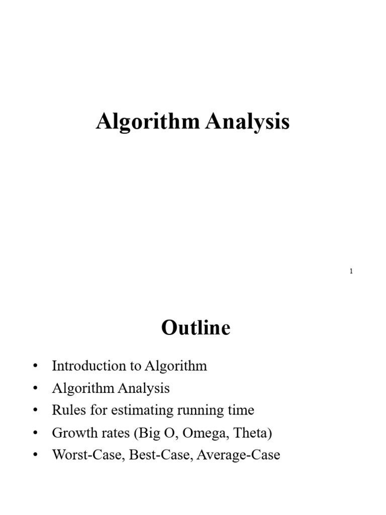 02 Algoanalysis | Download Free PDF | Algorithms | Computer Programming